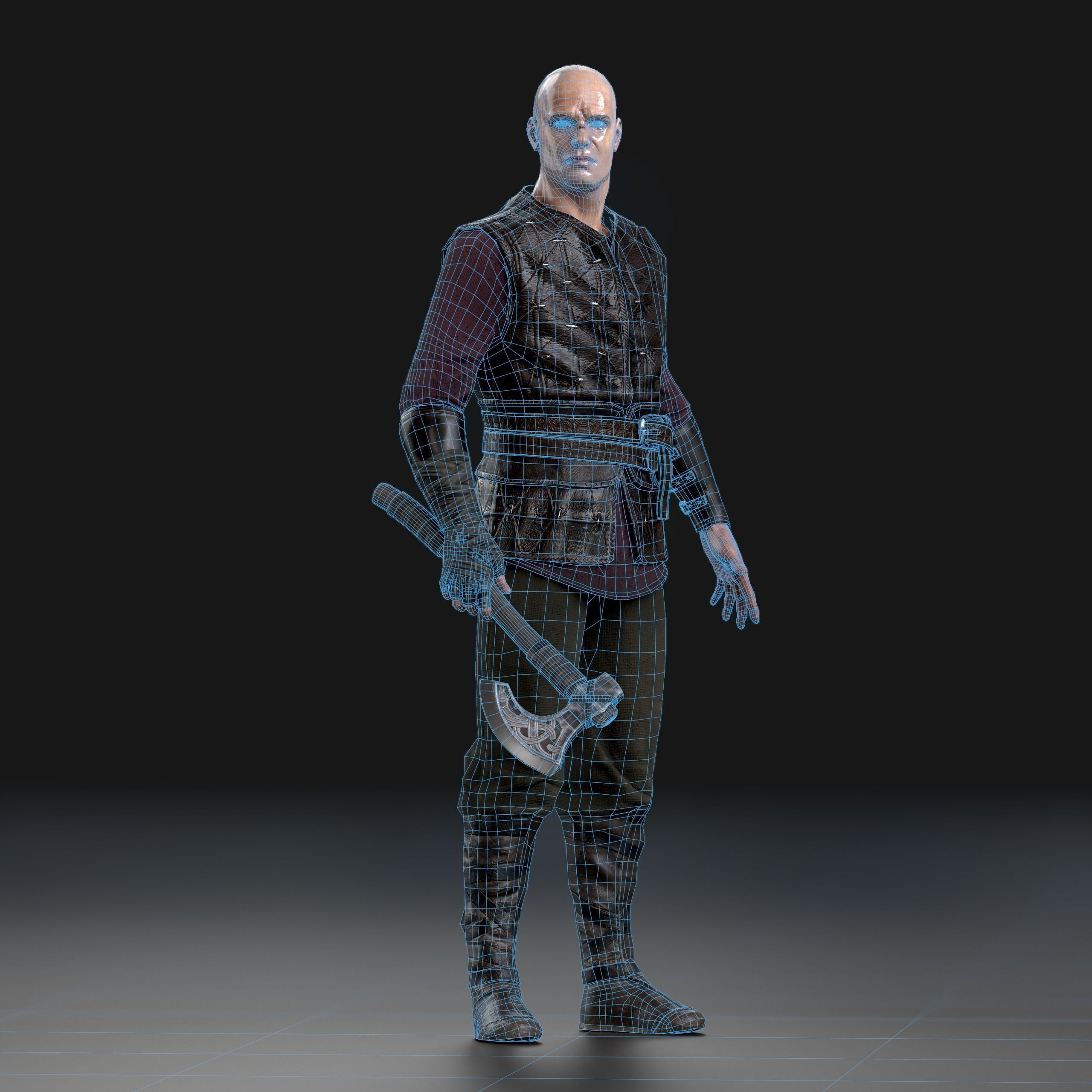 3D model Viking VR / AR / low-poly | CGTrader