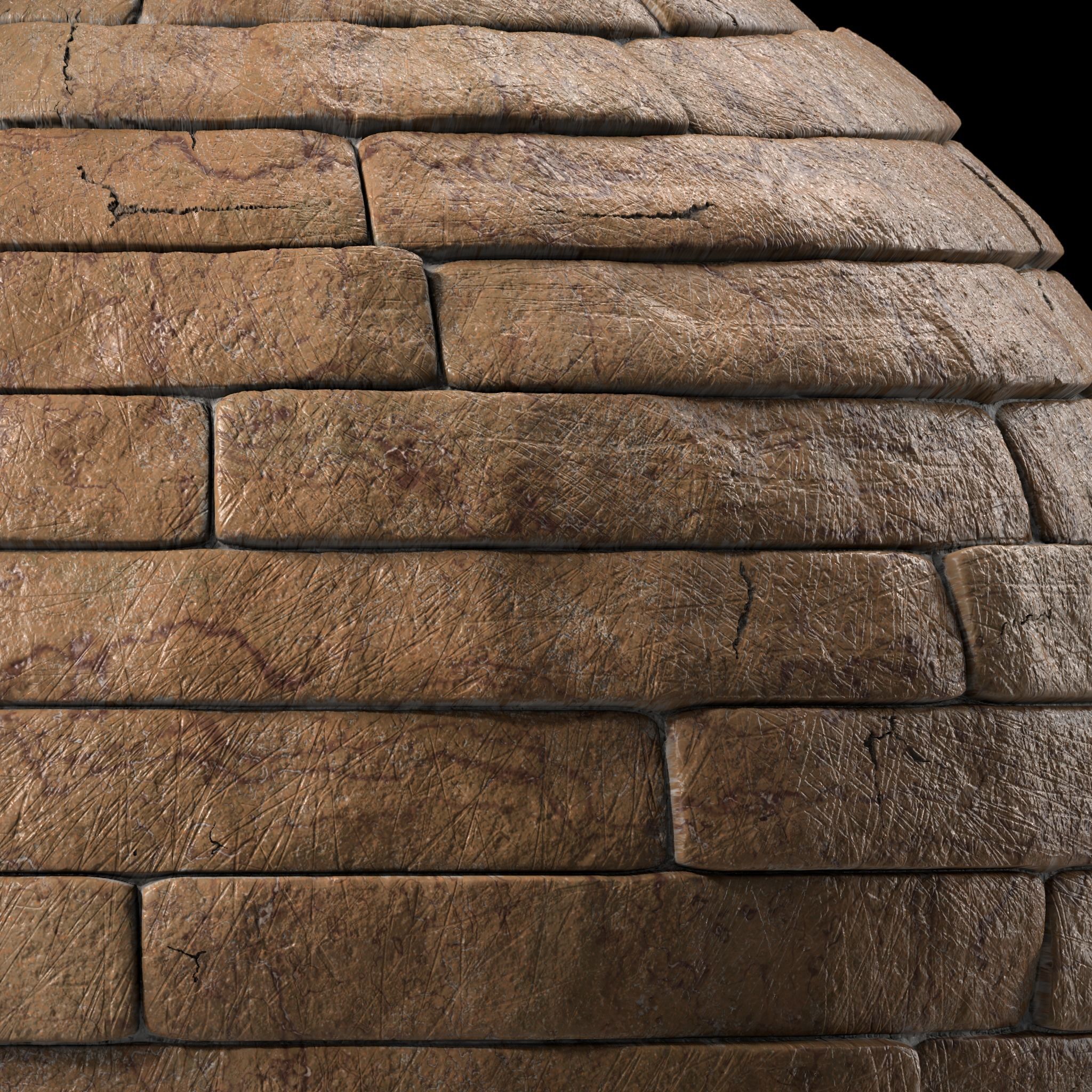 Texture Stone Wall Materials 50- Sbsar Pbr 4k Seamless VR / AR / low ...