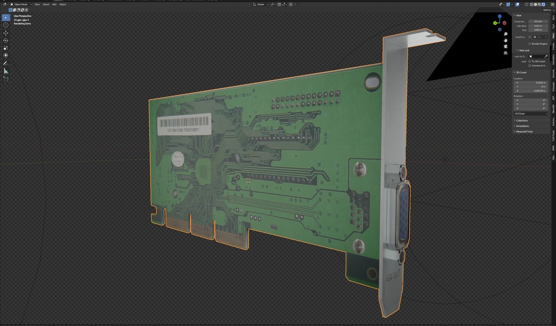 Low Poly Graphics Card GPU free VR / AR / low-poly 3D model | CGTrader