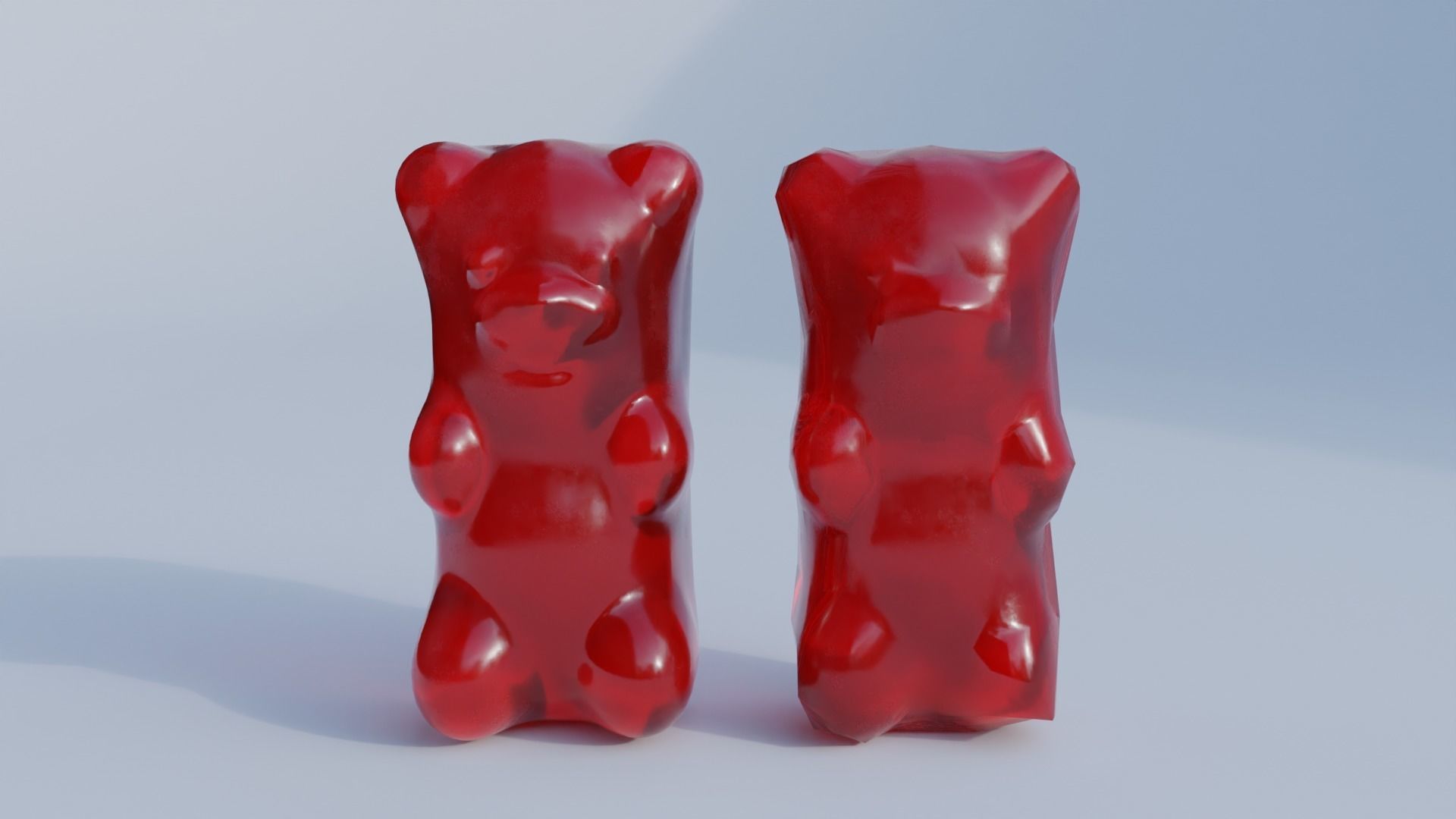 3D model Gummy Bear 4K Textures VR / AR / low-poly | CGTrader