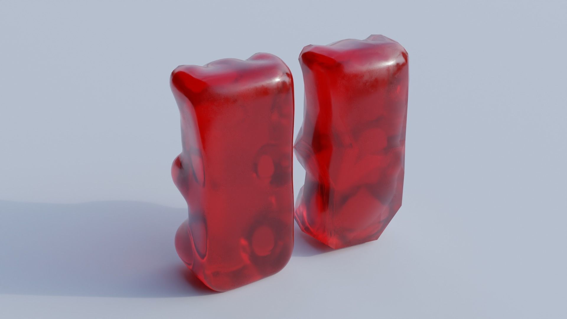 3D model Gummy Bear 4K Textures VR / AR / low-poly | CGTrader