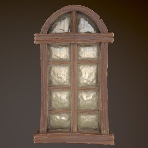 3D model Stylised Window VR / AR / low-poly | CGTrader