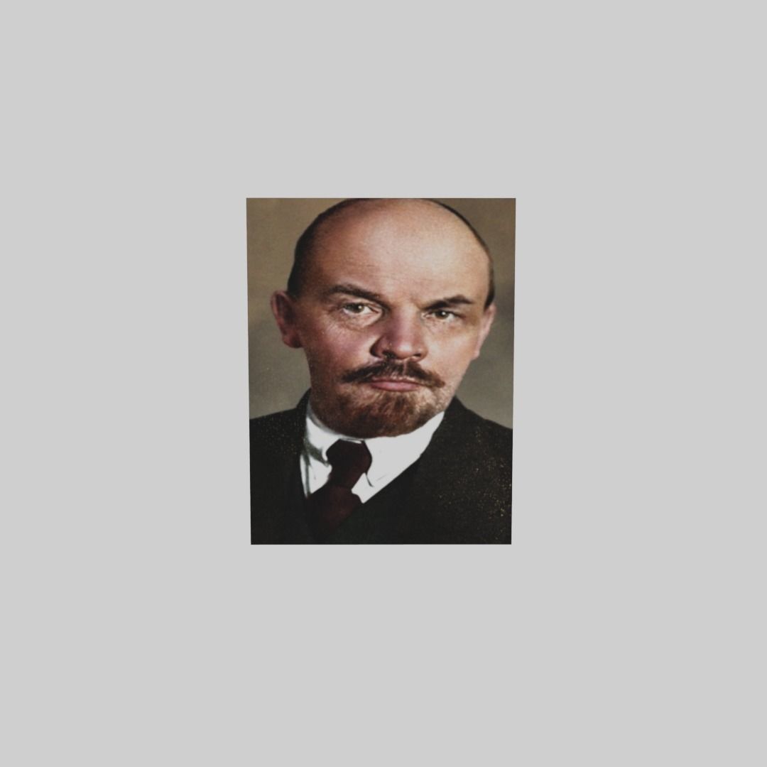 3D model Vladimir Lenin portrait VR / AR / low-poly | CGTrader