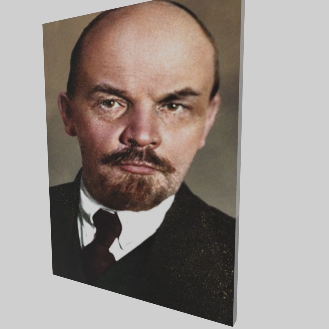 3D model Vladimir Lenin portrait VR / AR / low-poly | CGTrader
