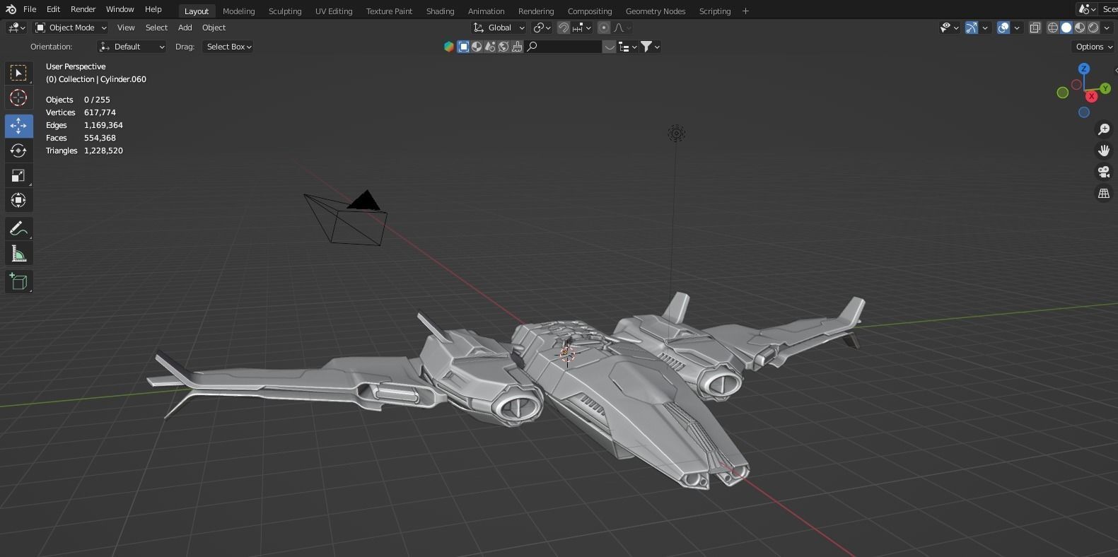 Mothership Orior Valkyrie 3D model | CGTrader