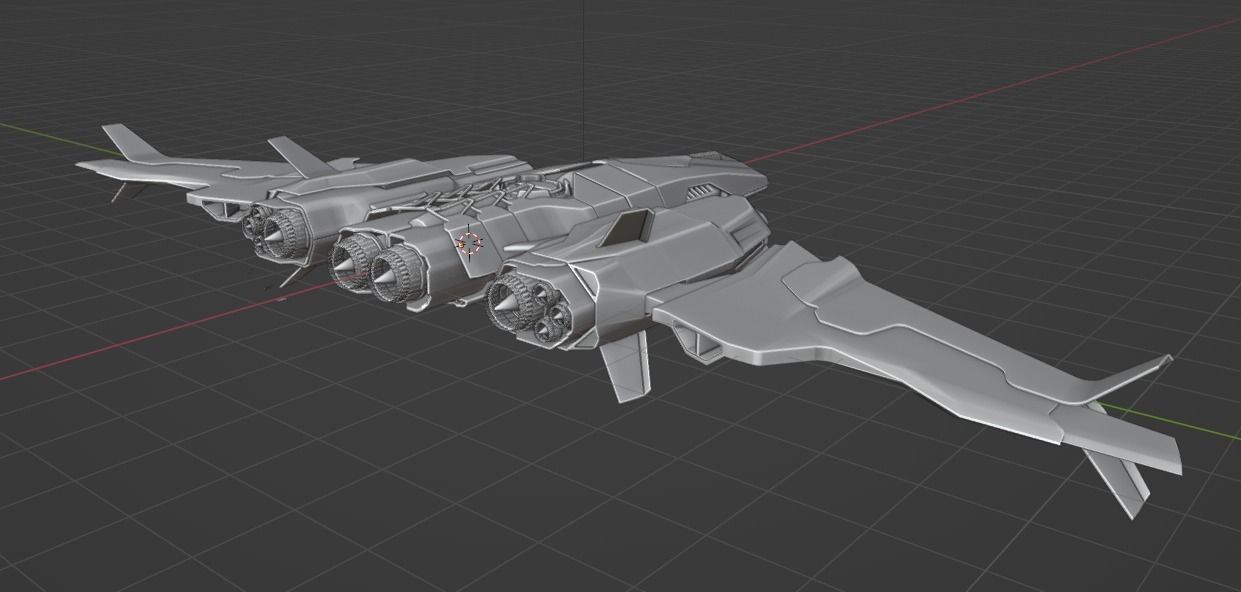 Mothership Orior Valkyrie 3D model | CGTrader