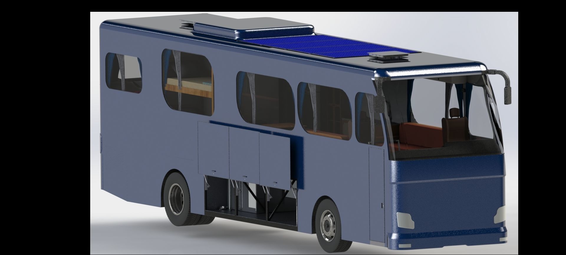 3D model Caravan bus VR / AR / low-poly | CGTrader