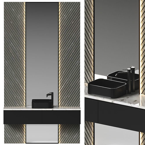 Bathroom set 31 3D model | CGTrader