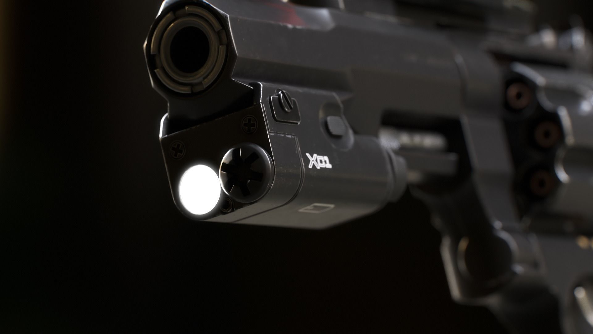 3D model SW Revolver VR / AR / low-poly | CGTrader