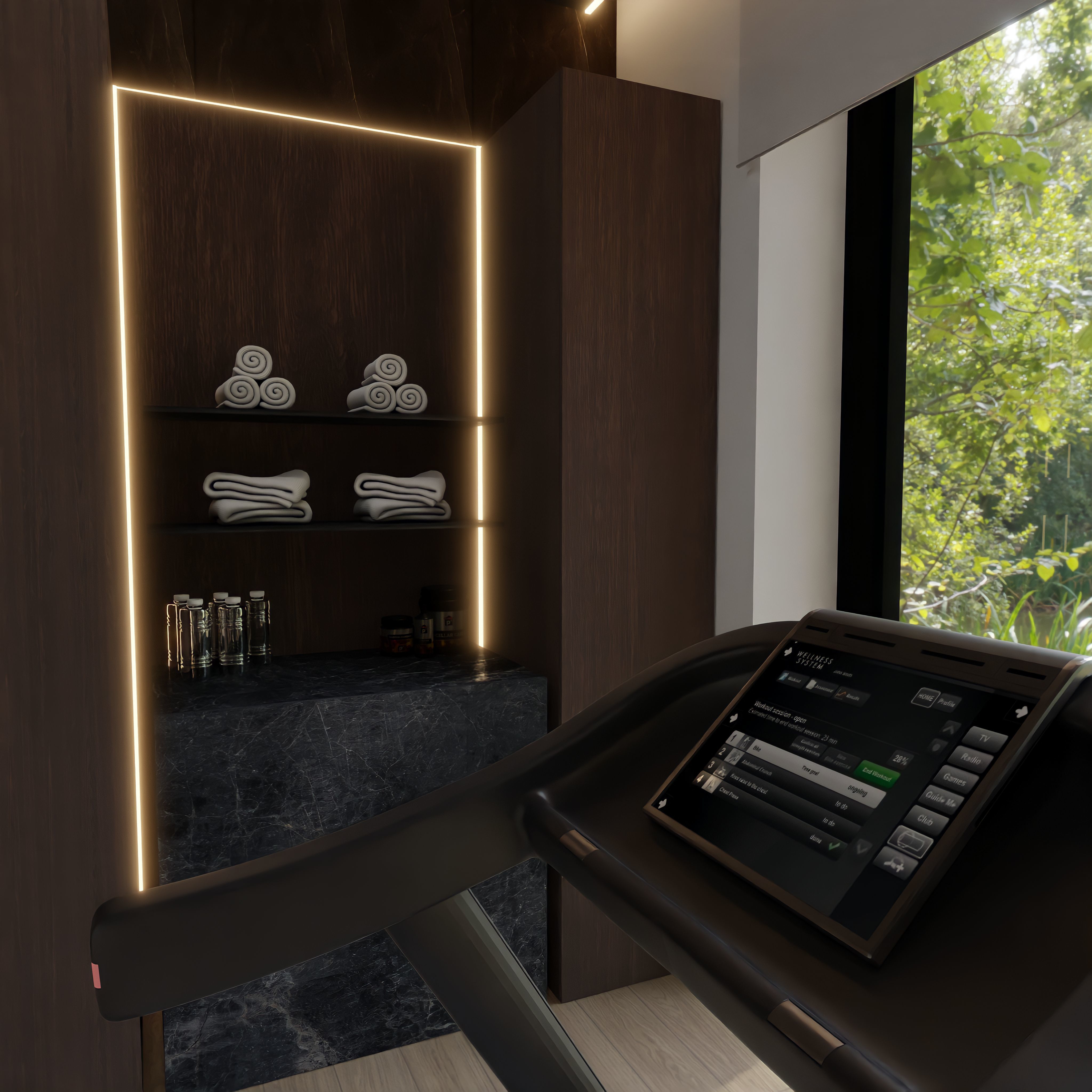 Mini GYM Blender Scene free 3D model | CGTrader