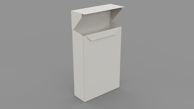 3D model Empty packages chewing-gum box VR / AR / low-poly | CGTrader