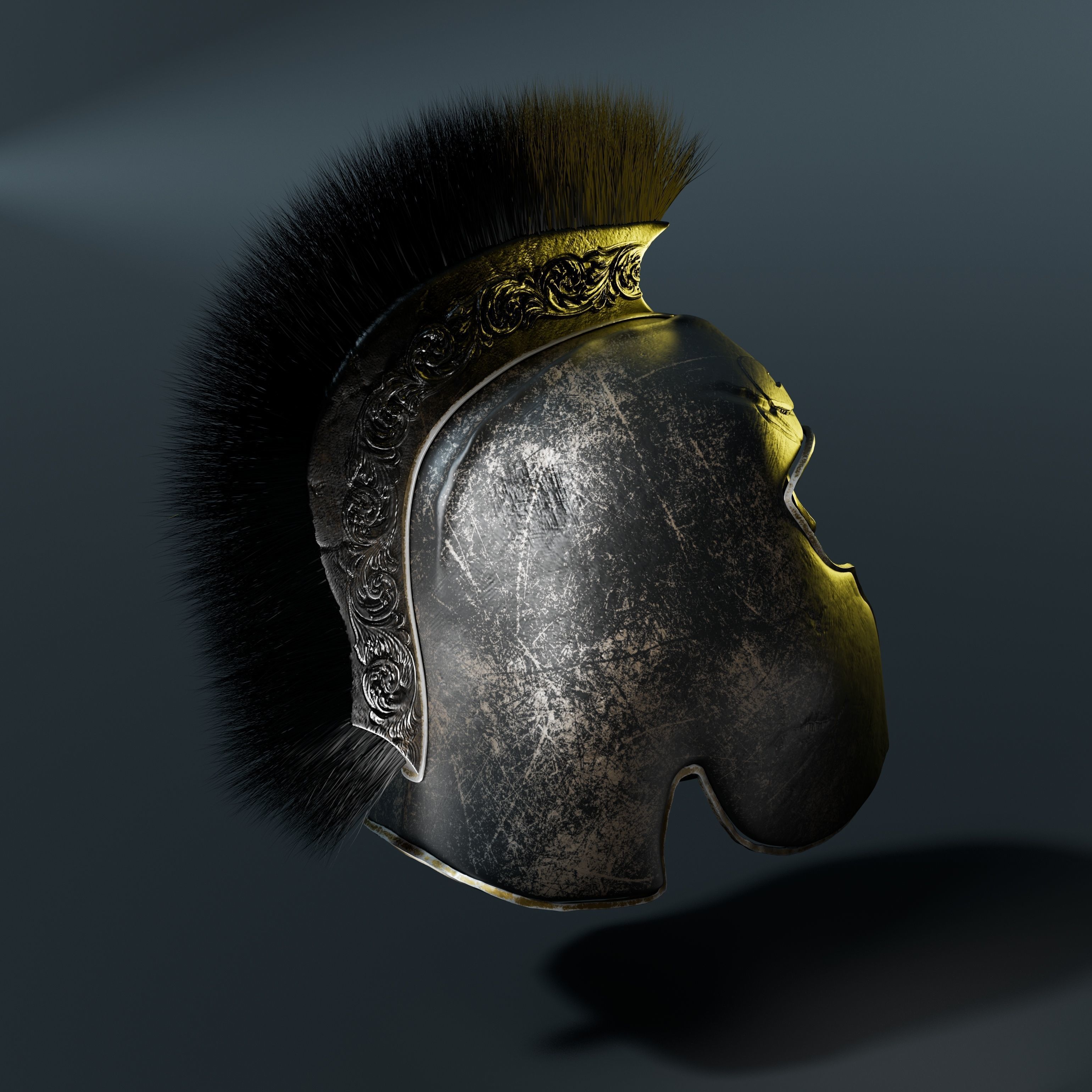 Helmet of Achilles 3D model 3D model | CGTrader