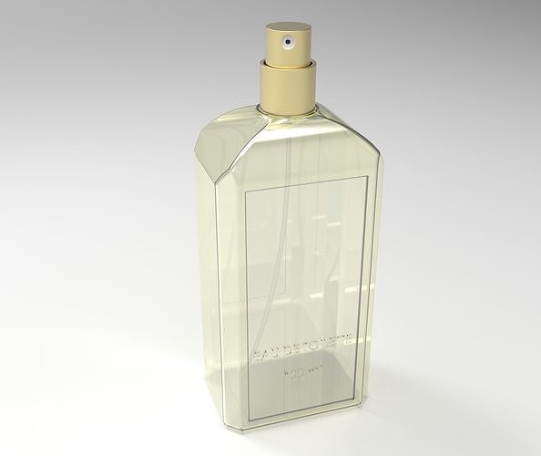 Empty galss Perfume 3D model 3D printable | CGTrader