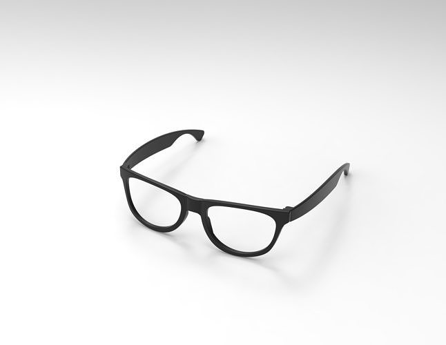 Glasses frame 3D model 3D printable | CGTrader