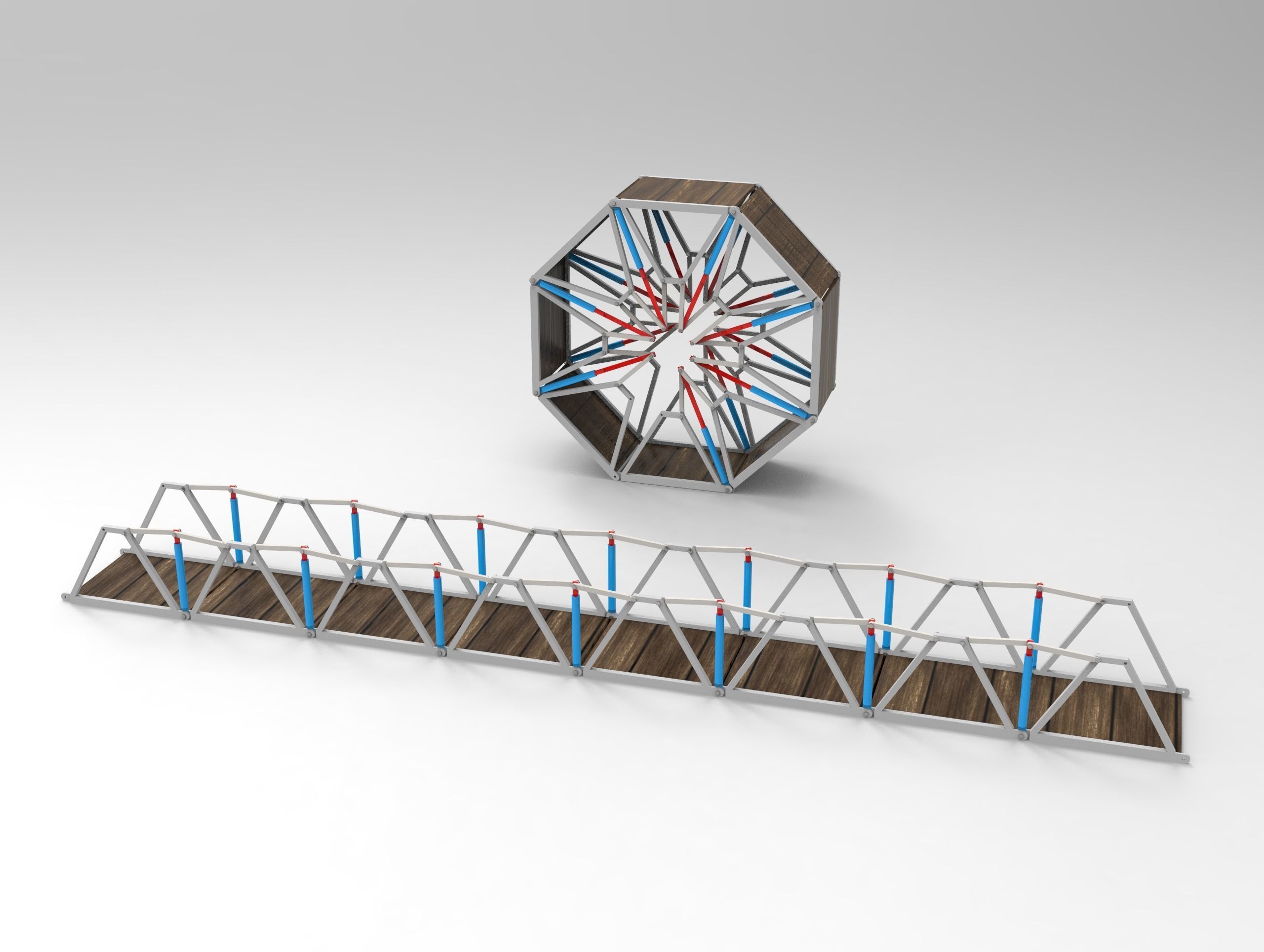 Pneumatic Bridge 3D model 3D printable | CGTrader