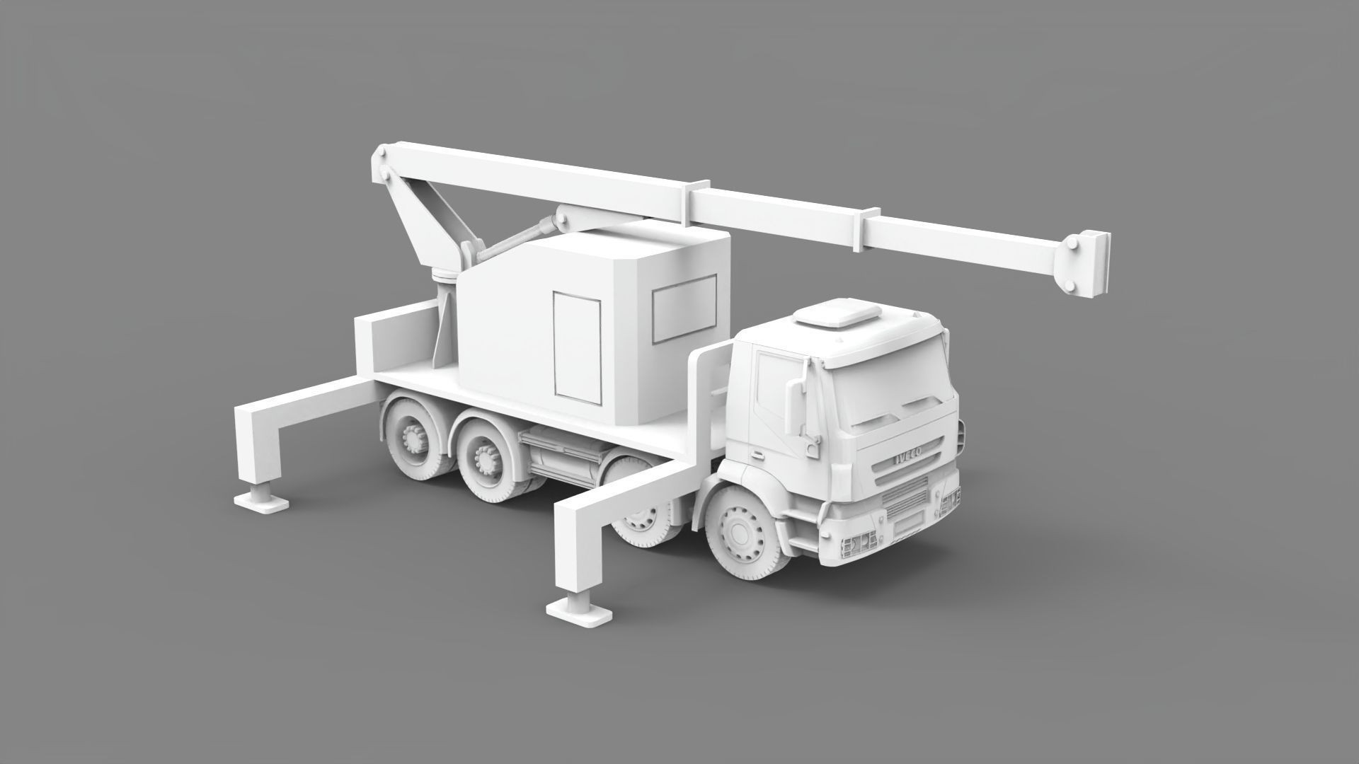 STL printable truck 3D print model 3D model 3D printable | CGTrader
