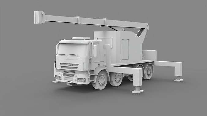 STL printable truck 3D print model 3D model 3D printable | CGTrader