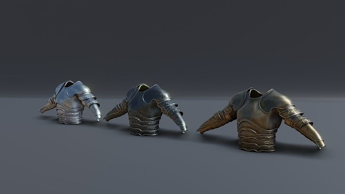 3D model low poly battle armor VR / AR / low-poly | CGTrader