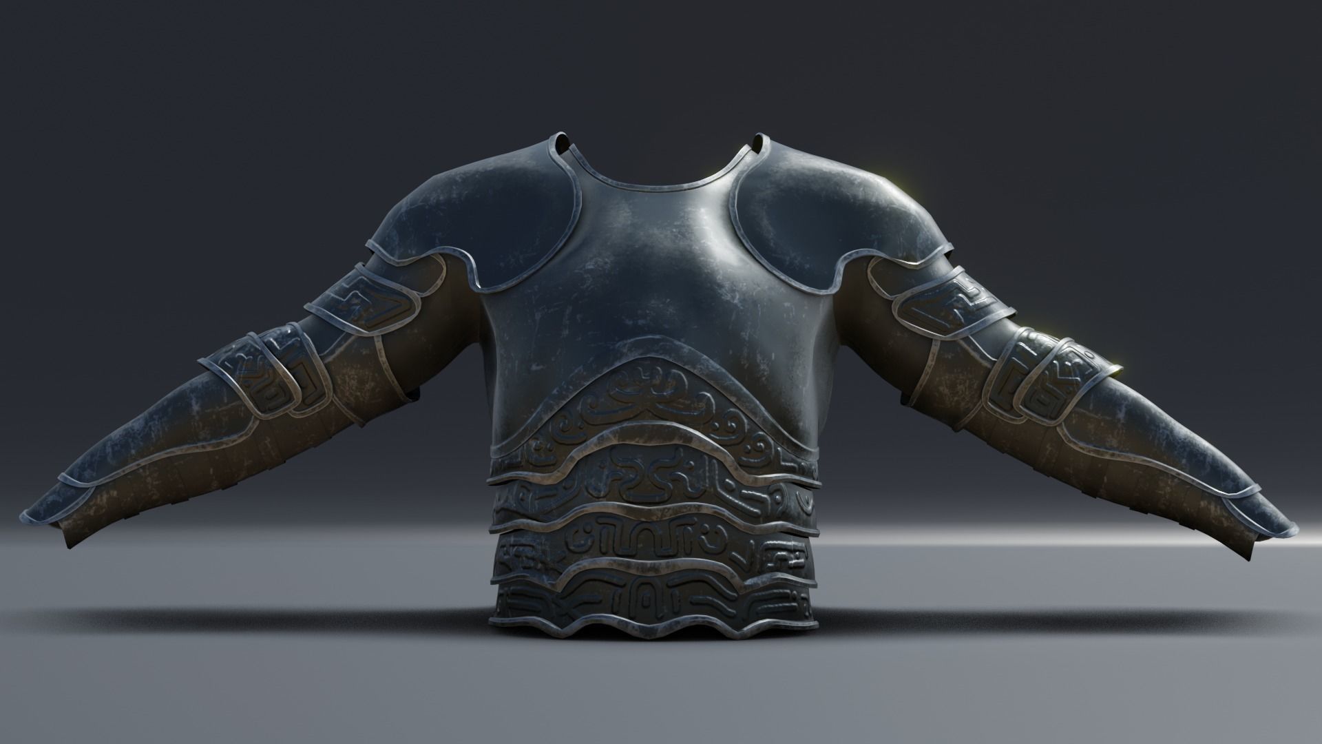 3D model low poly battle armor VR / AR / low-poly | CGTrader