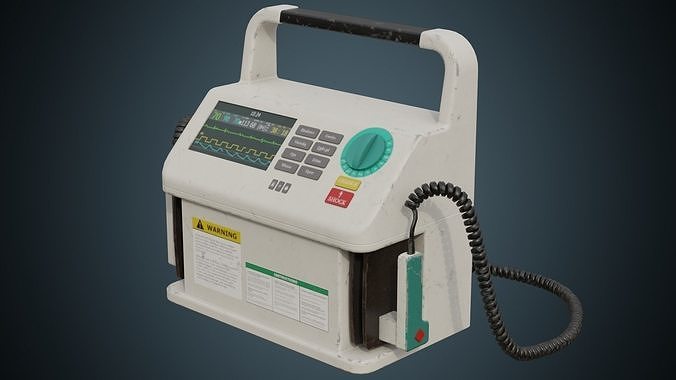 3D model Defibrillator 1B VR / AR / low-poly | CGTrader