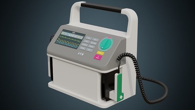 3D model Defibrillator 1 Basic VR / AR / low-poly | CGTrader