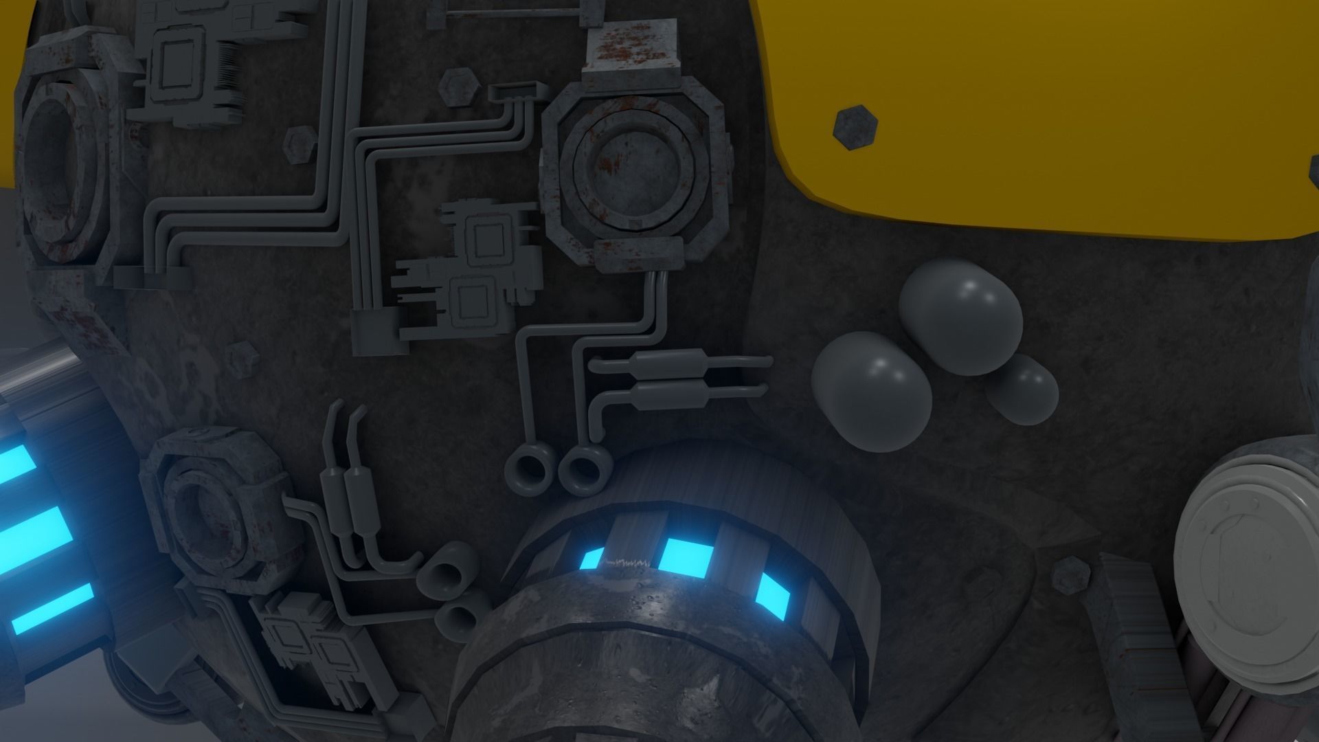 Sci Fi Ball robot model compact robot robot 3d model 3D model | CGTrader