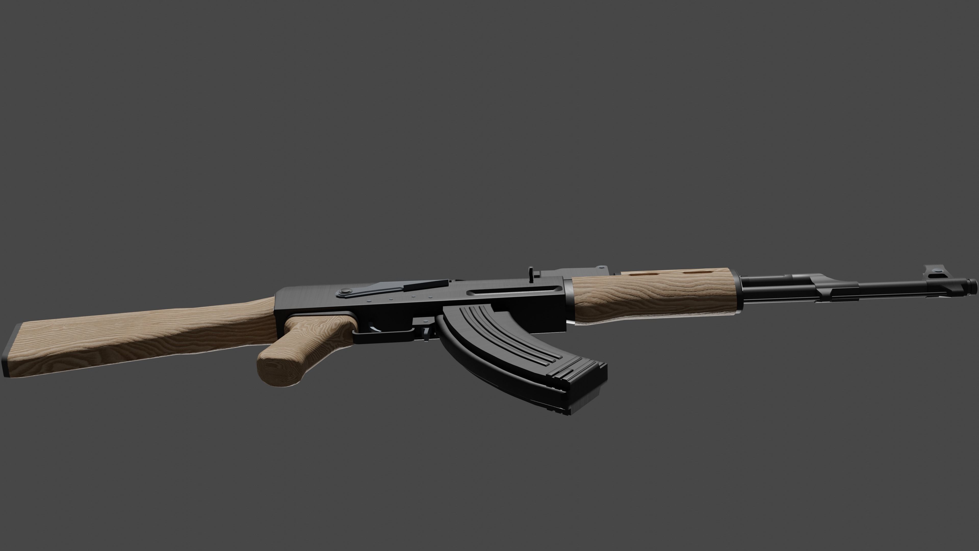 Ak-47 3D model | CGTrader