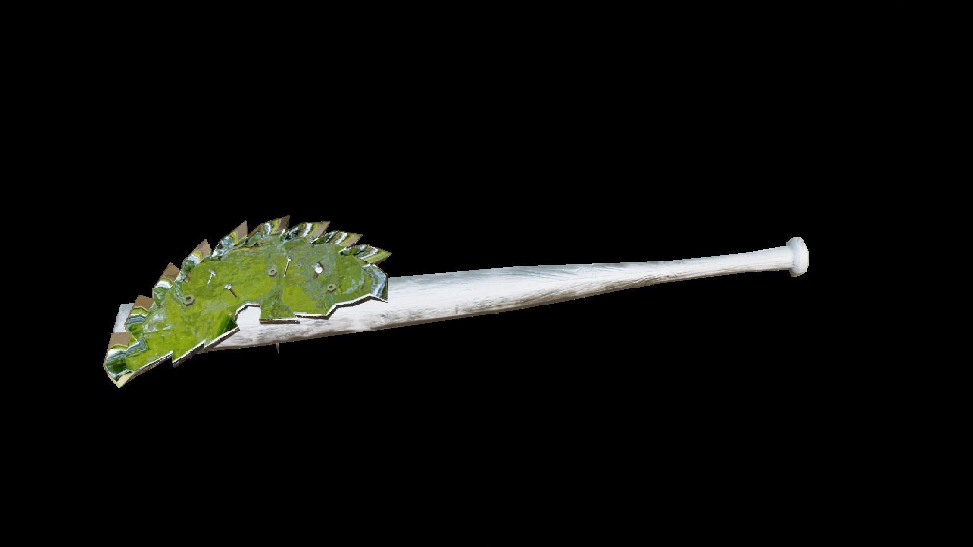 3D model POST APOCALYPTIC MELEE WEAPON BAT BLOODY VARIANT VR / AR / low ...