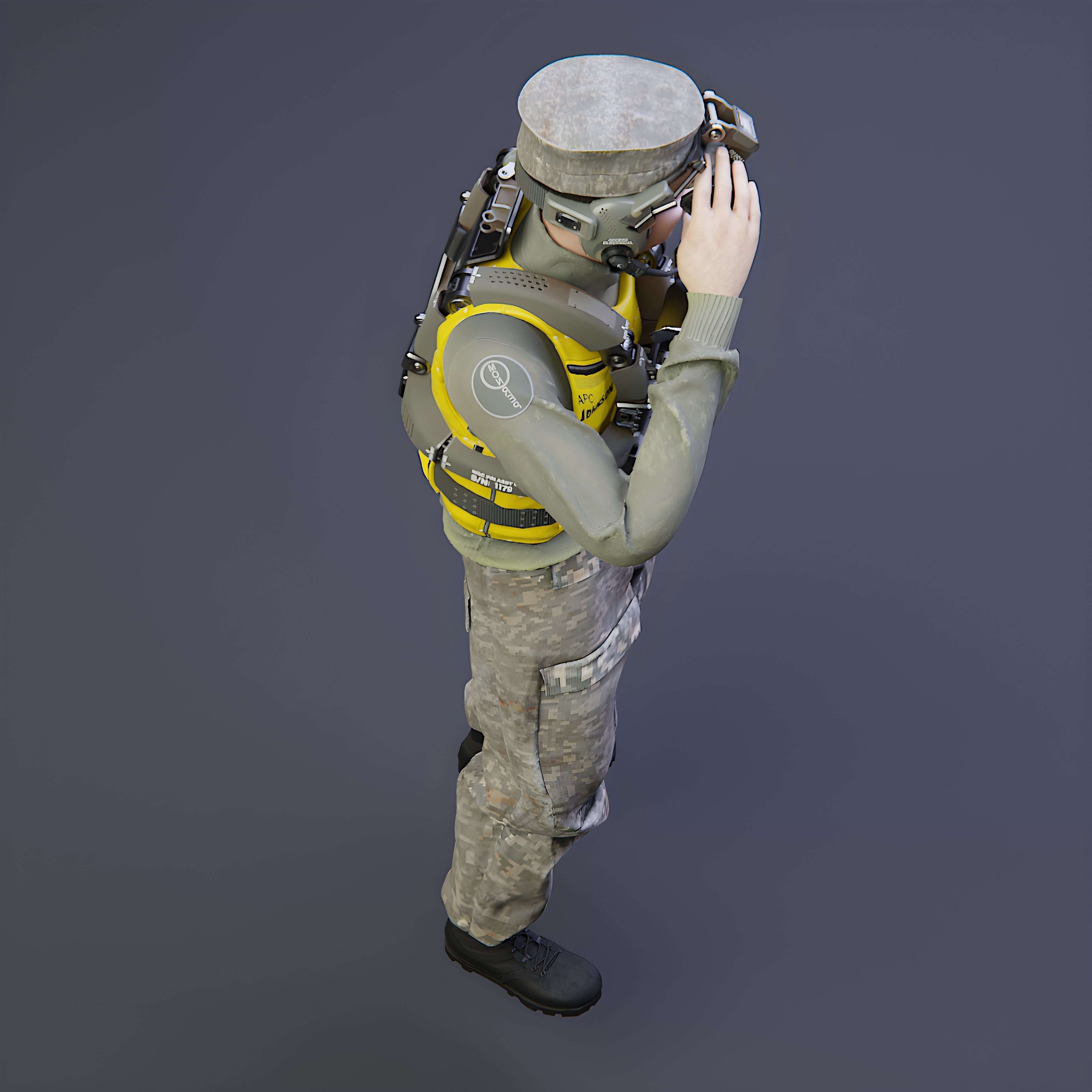 Combat Engineer free 3D model | CGTrader