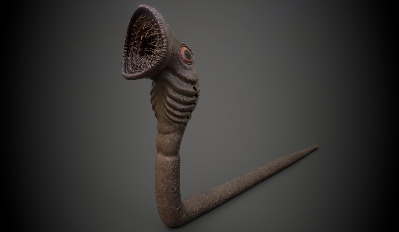 3D model Creep 3 snake VR / AR / low-poly | CGTrader