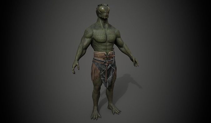 3D model Creep 4 humanoid creature VR / AR / low-poly | CGTrader