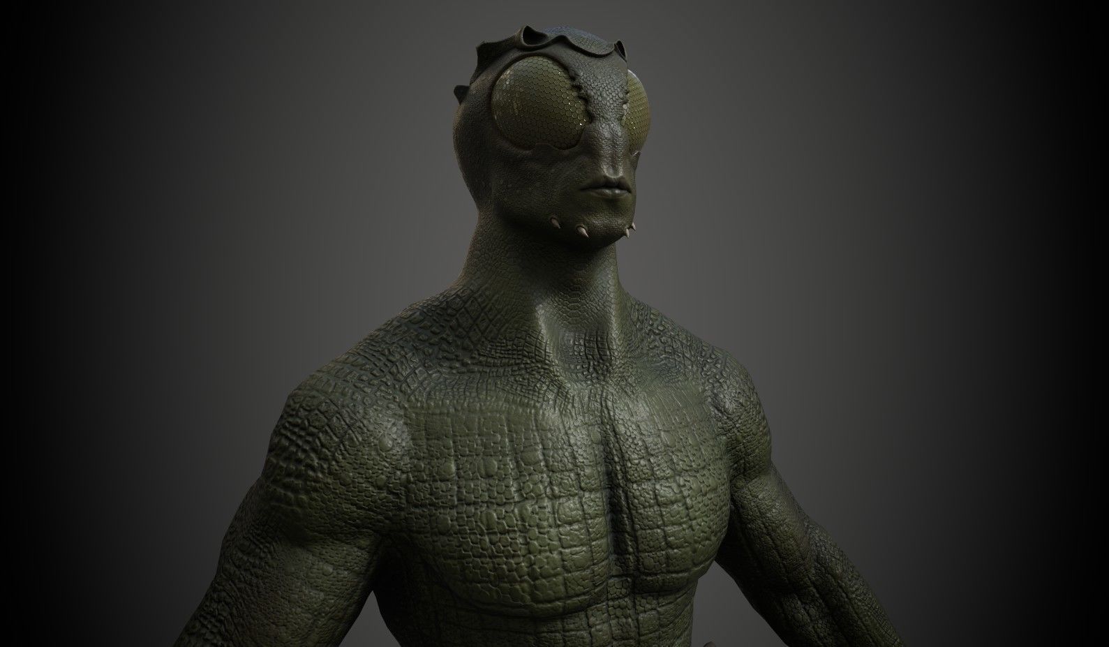 3D model Creep 4 humanoid creature VR / AR / low-poly | CGTrader