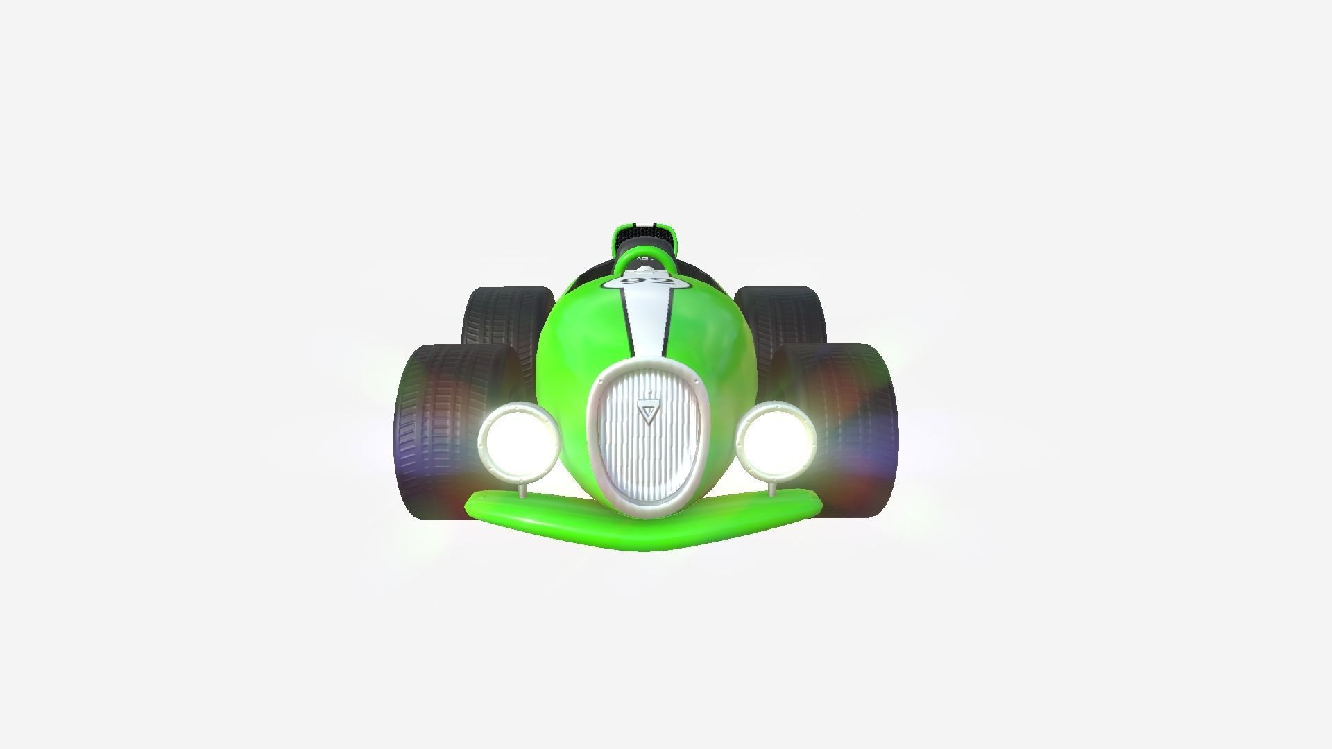 10 Cartoon Karts Green Collection - Vehicle Racing Design VR / AR / low ...