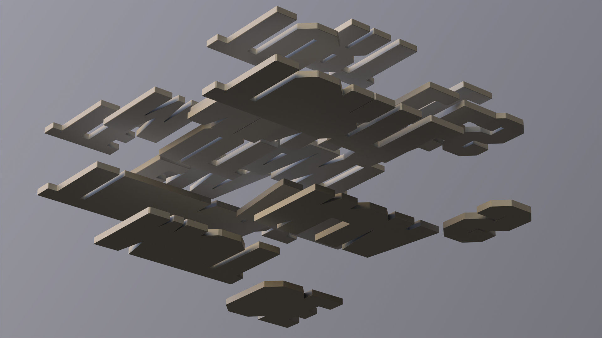 3D model TMNT all logos 1984 to 2023 Renderable and Printable models VR ...