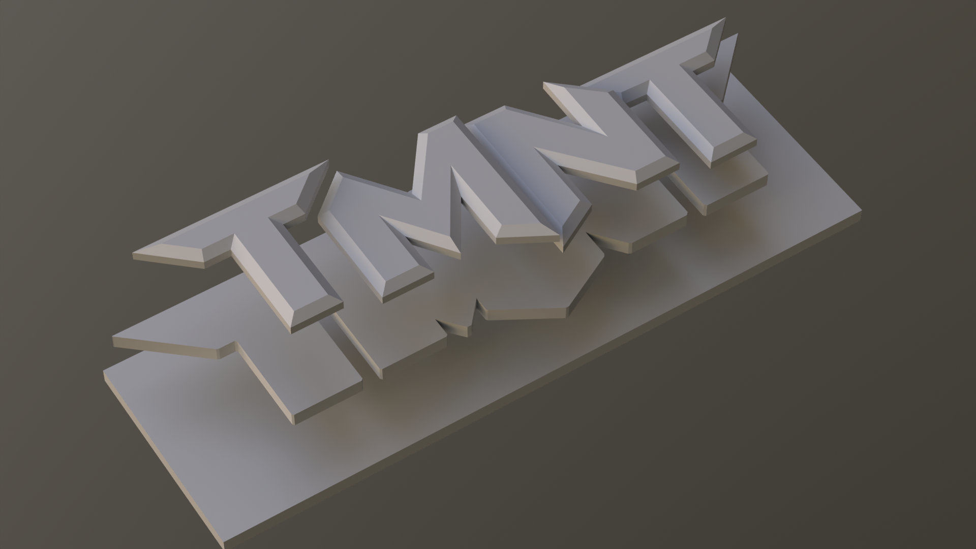 3D model TMNT all logos 1984 to 2023 Renderable and Printable models VR ...