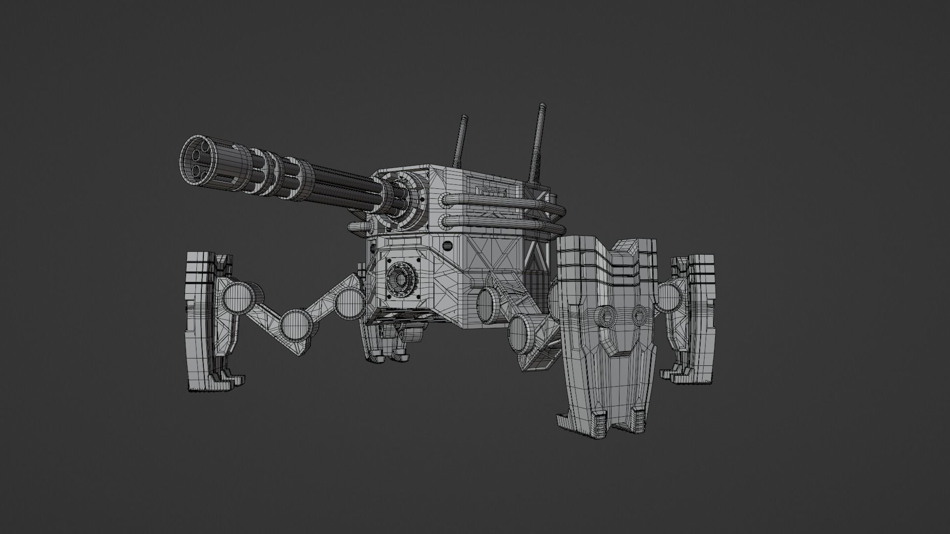 3D model Spider Mech VR / AR / low-poly | CGTrader