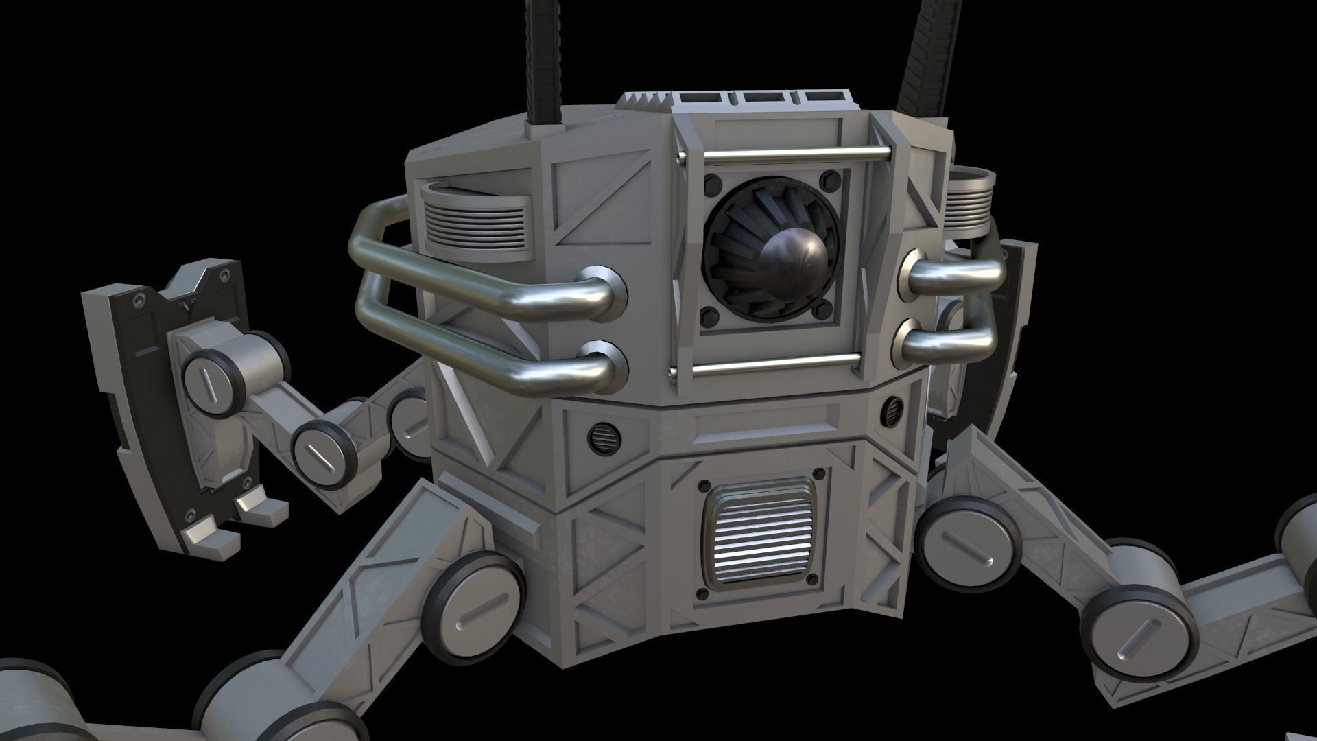 3D model Spider Mech VR / AR / low-poly | CGTrader