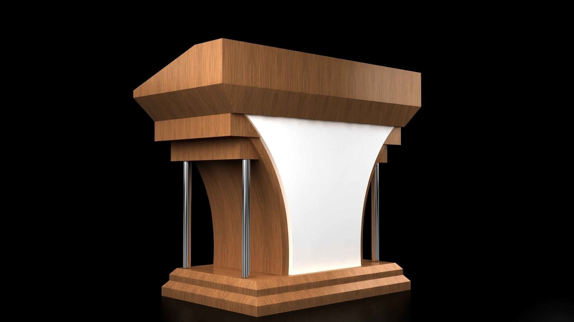 Podium 3D model | CGTrader