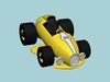 10 Cartoon Karts Yellow Collection - Vehicle Racing Design | CGTrader