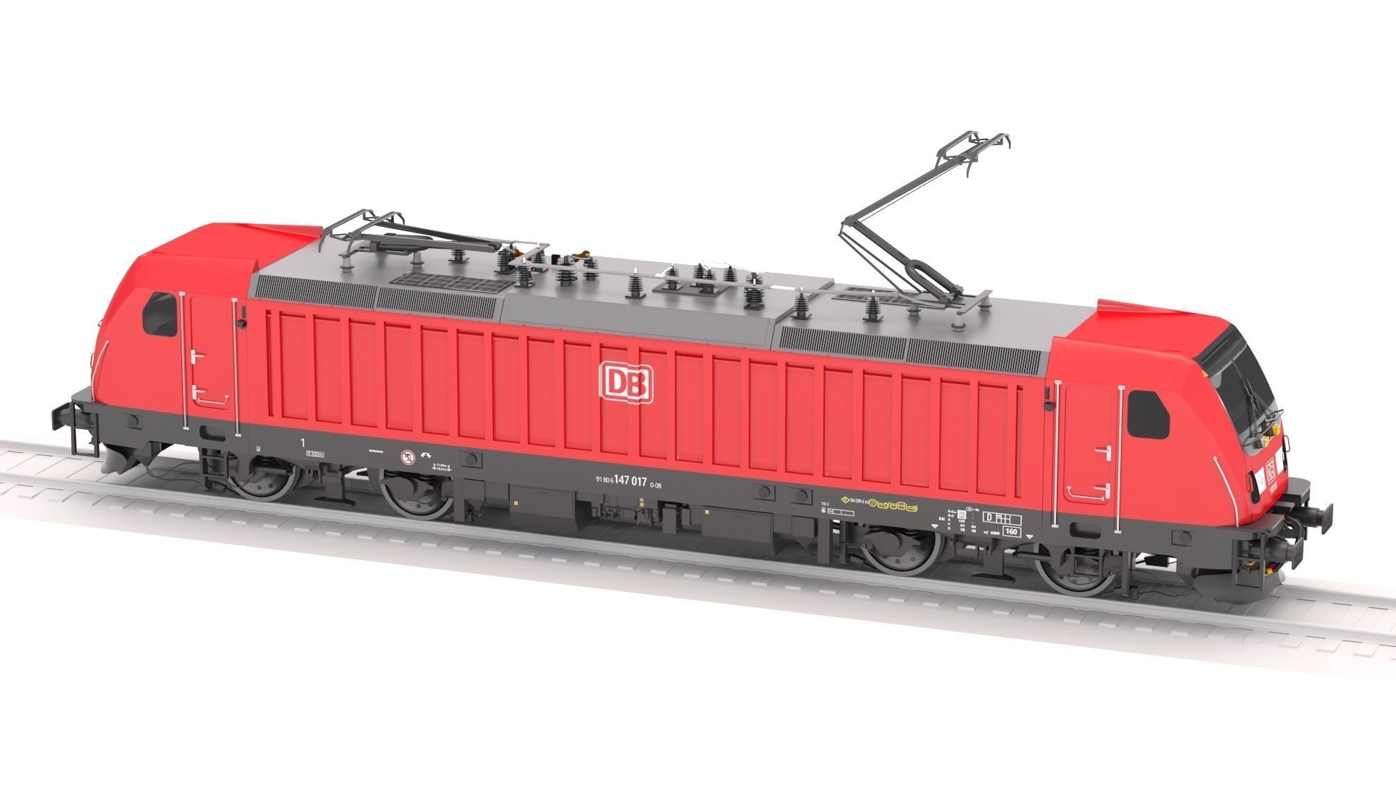 Bombardier TRAXX AC3 DB Locomotive 3D model | CGTrader