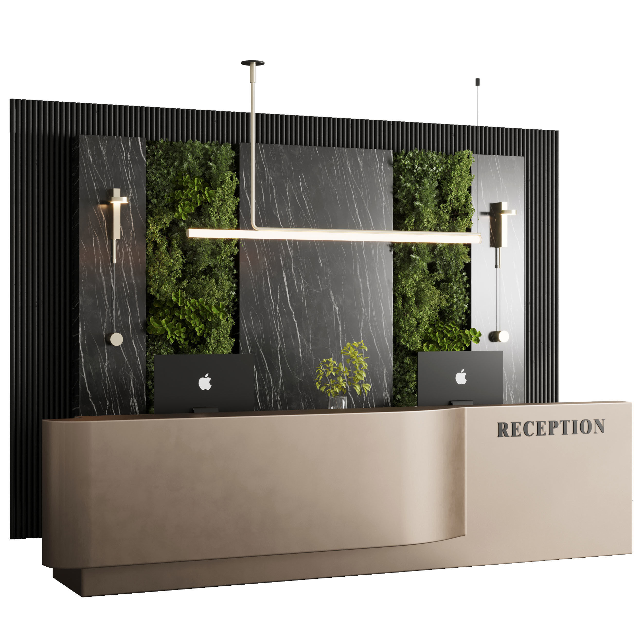 3D model Reception desk office furniture 13 VR / AR / low-poly | CGTrader