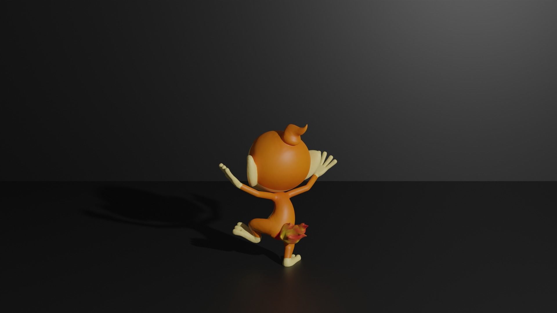 Chimchar Monferno and Infernape 3D print model 3D model 3D printable ...