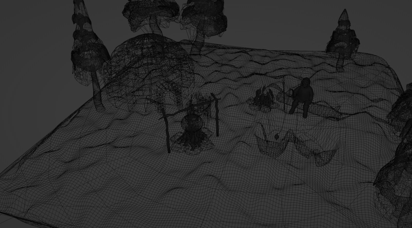 3D model Eskimo Life Diorama VR / AR / low-poly | CGTrader