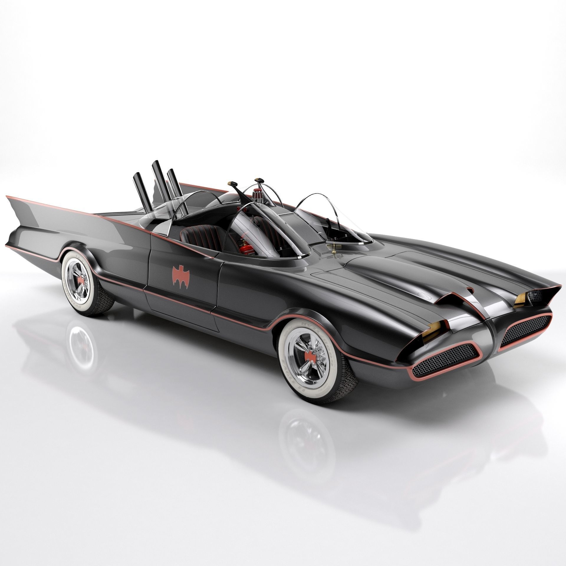 Batmobile 1966 3D model | CGTrader