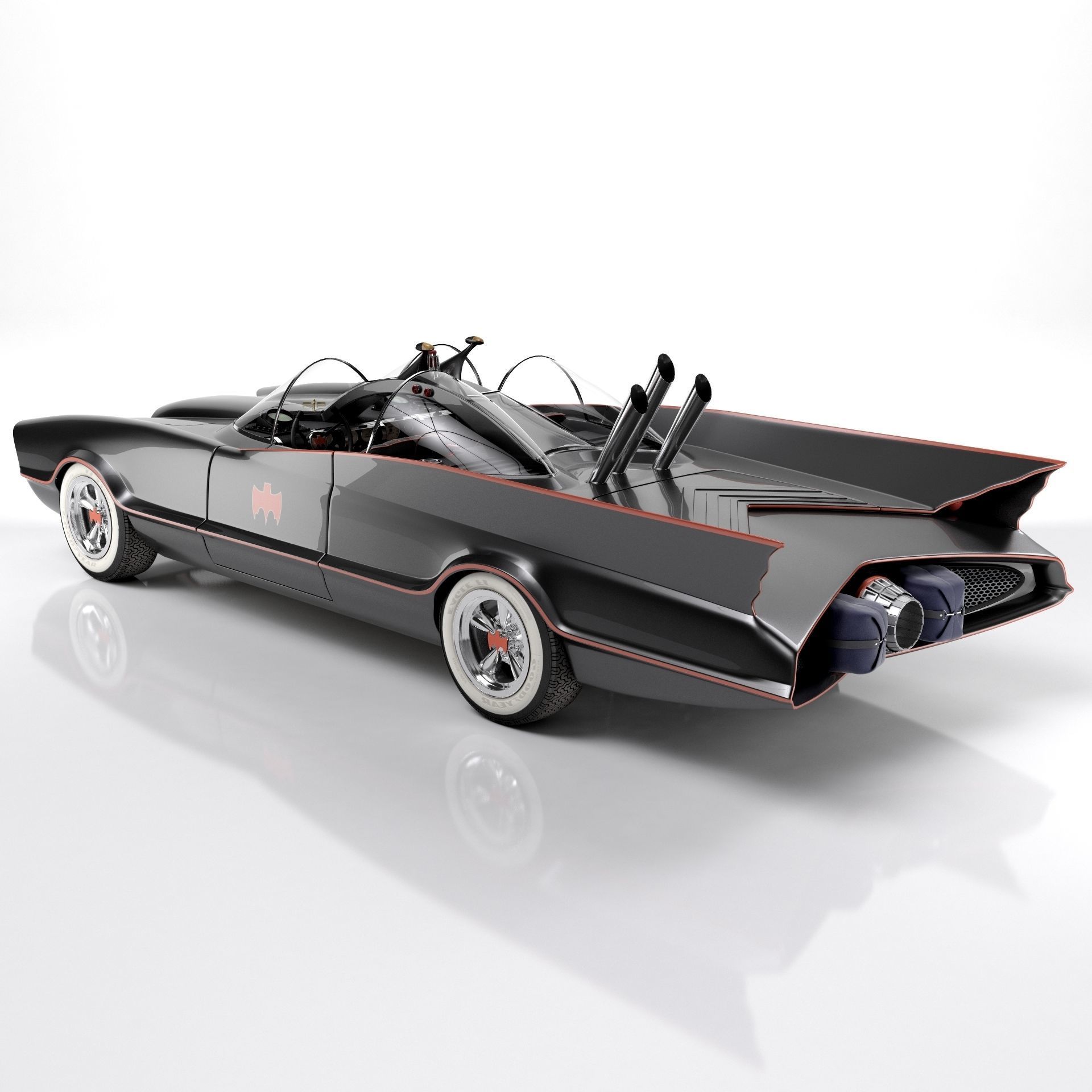 Batmobile 1966 3D model | CGTrader