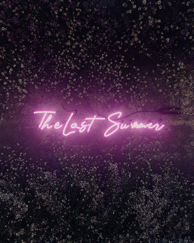 The last summer neon 3D model | CGTrader