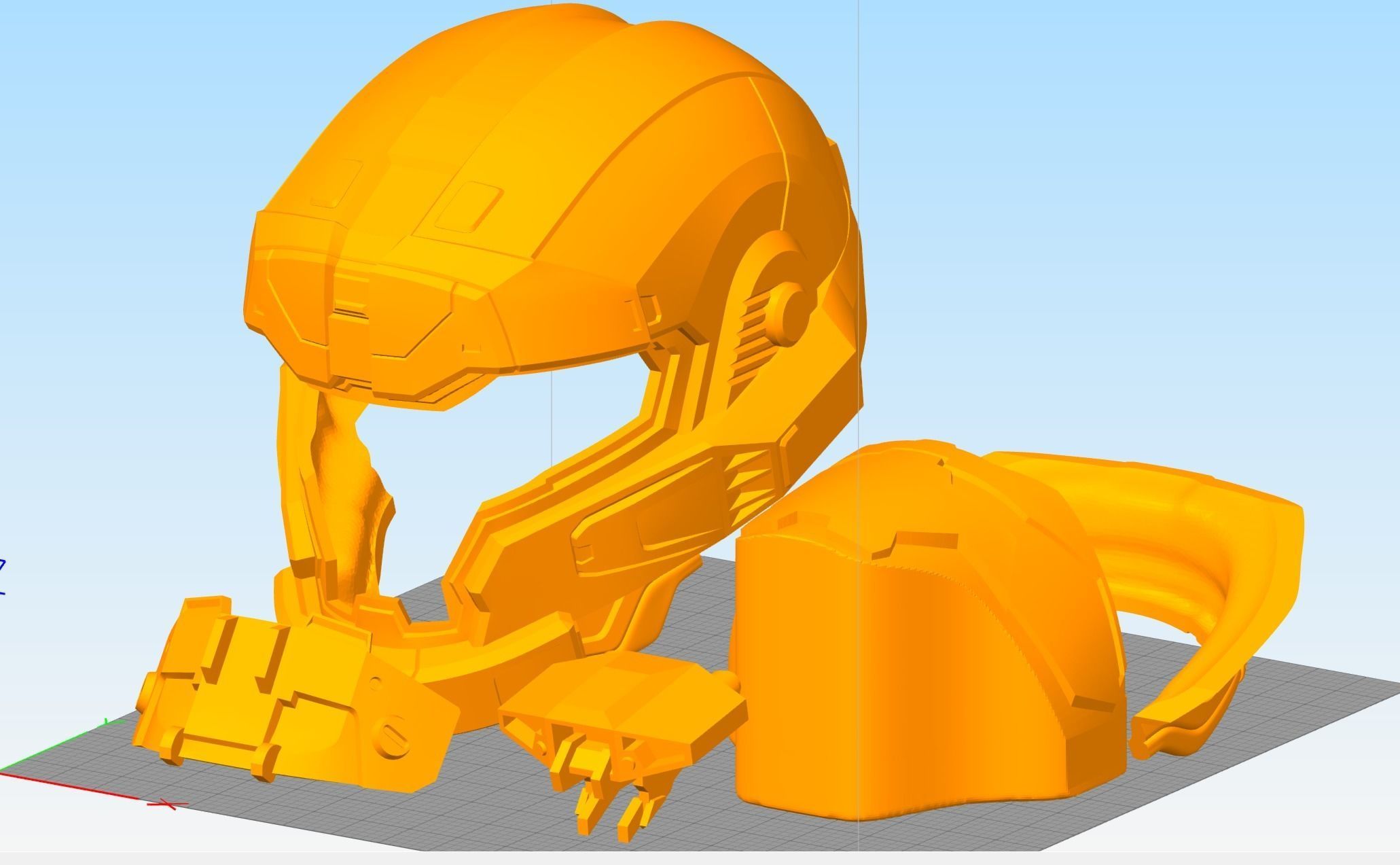JFO helmet 3D print file 3D model 3D printable | CGTrader