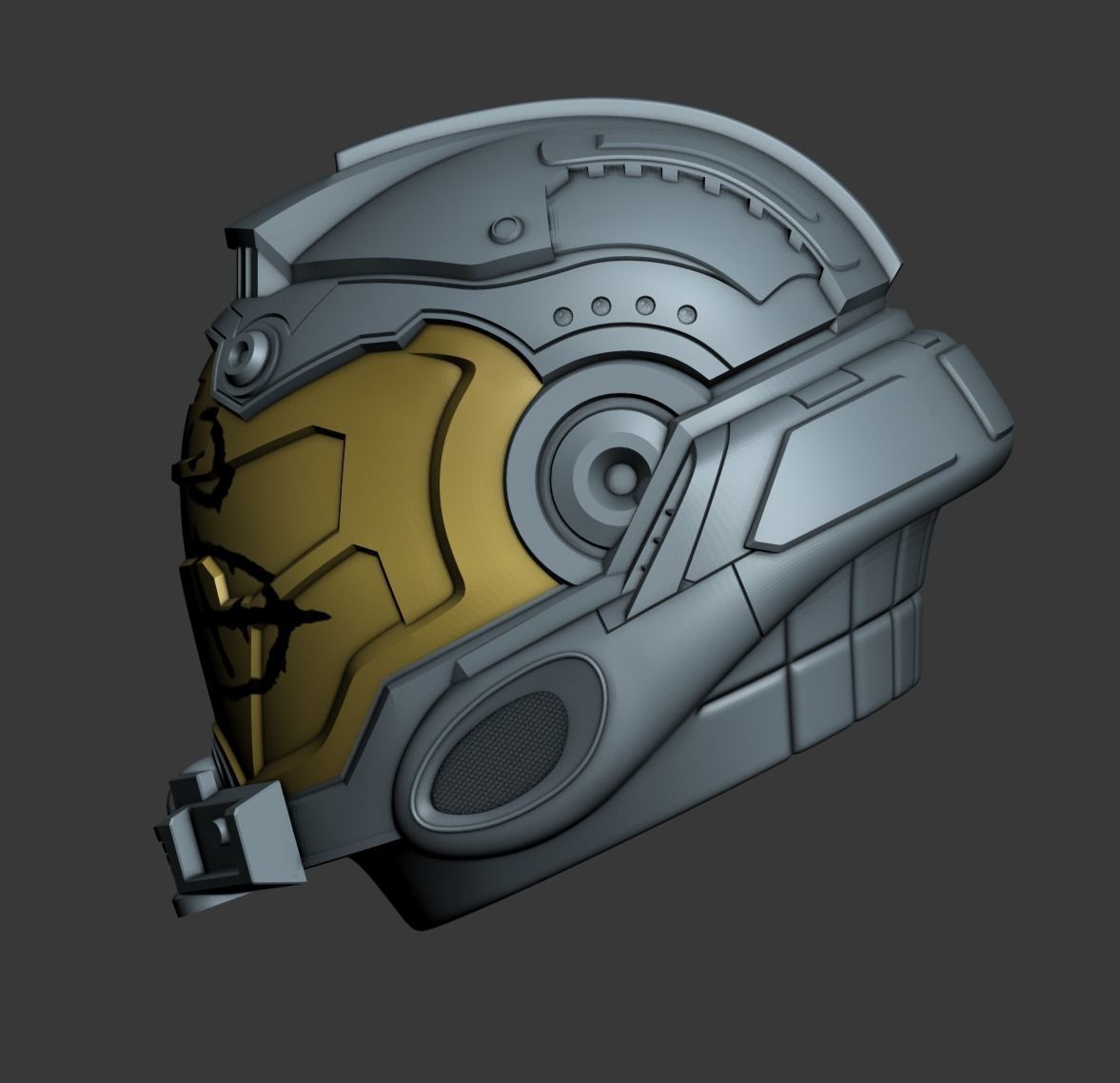 Mariner helmet 3D print file 3D model 3D printable | CGTrader