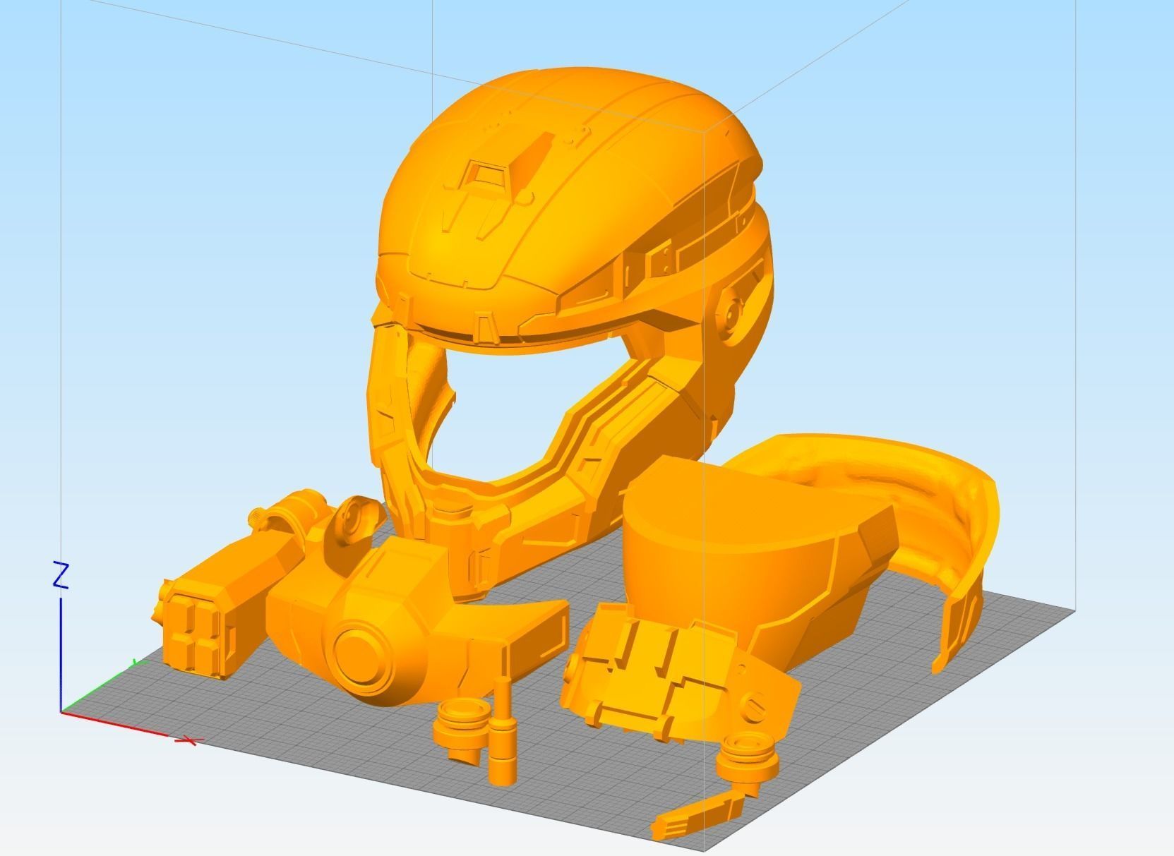 Operator Helmet 3D print file 3D model 3D printable | CGTrader