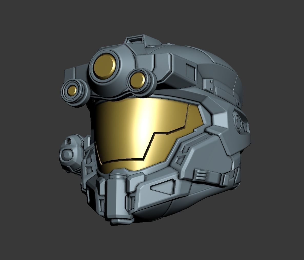 Operator Helmet 3D print file 3D model 3D printable | CGTrader